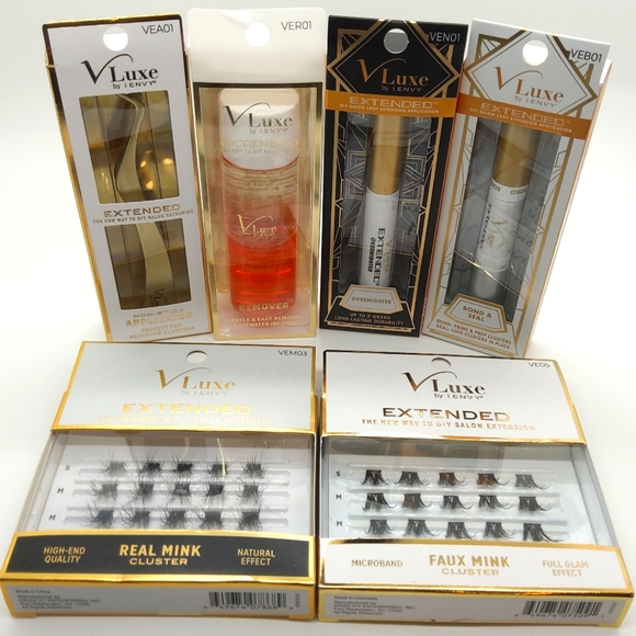 V Luxe | Makeup | Vluxe Diy Salon Lash Extensions Bundle Kit | Poshmark